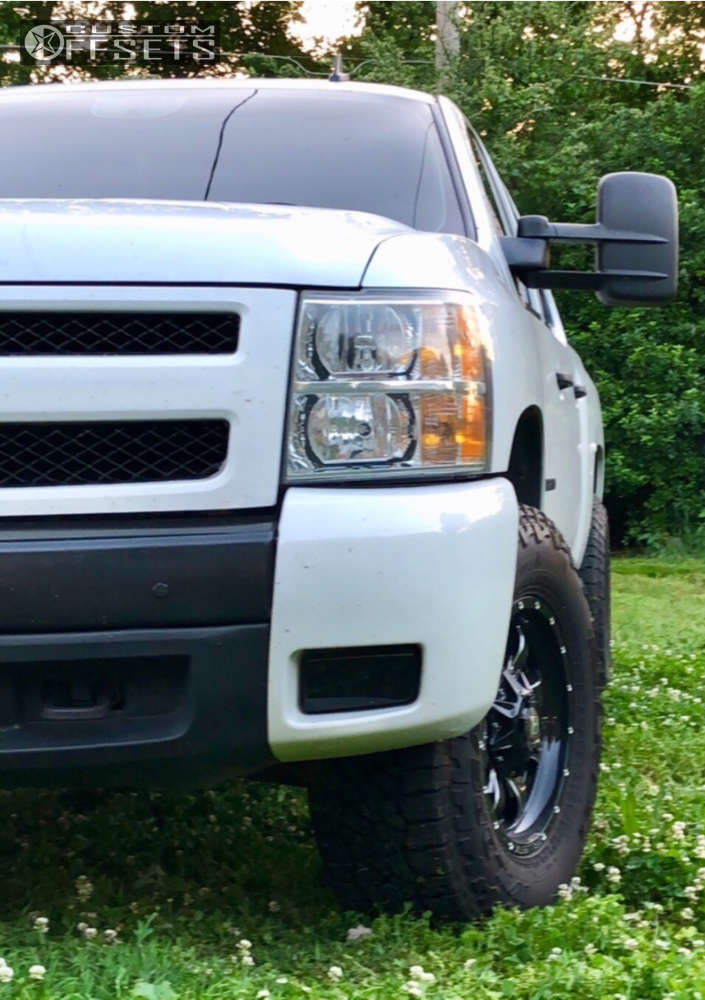 2011 Chevrolet Silverado 1500 with 17x9 0 Ballistic Anvil and 285/75R17 ...