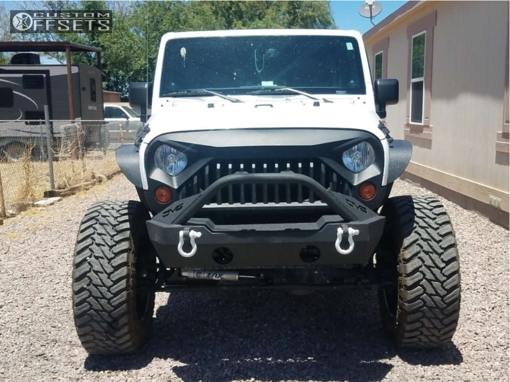 2013 Jeep Wrangler JK with 20x10 -25 Dropstars 654mb and 35/12.5R20 ...