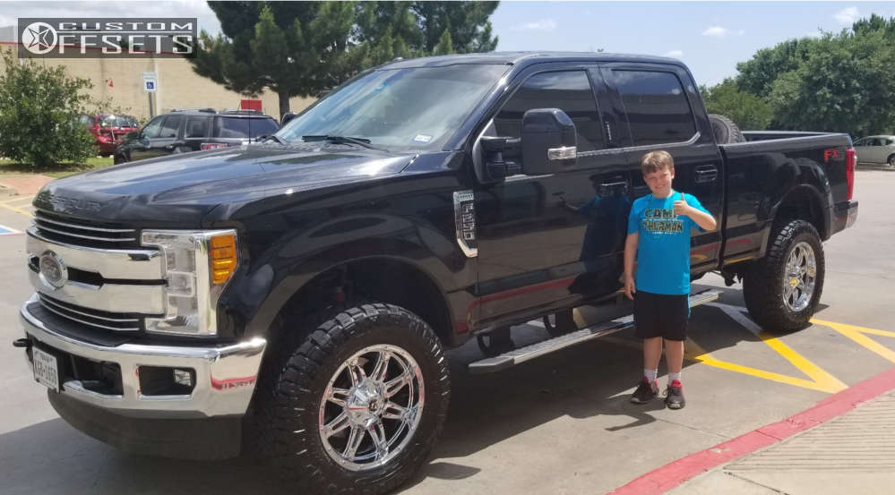 2017 Ford F-250 Super Duty with 20x9 1 Fuel Hostage D530 and 295/65R20 ...