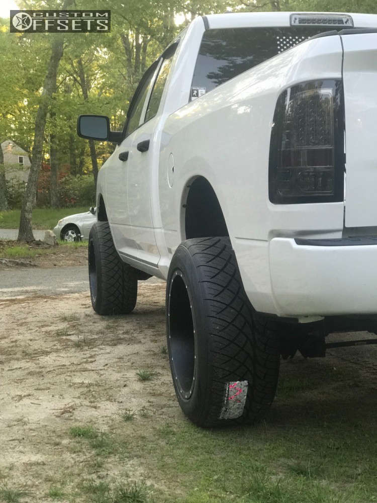 2015 Ram 1500 with 20x12 -44 Dropstars 652bm and 305/50R20 Nitto NT420V ...