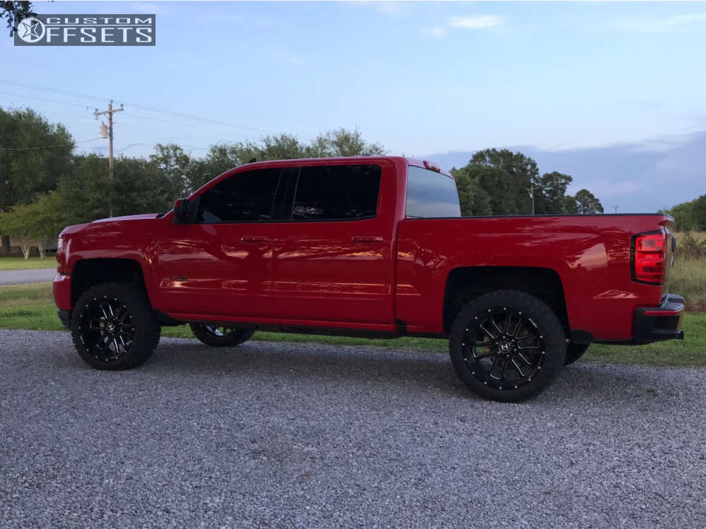 2016 Chevrolet Silverado 1500 with 22x10 -25 Hostile Gauntlet and 33/12 ...