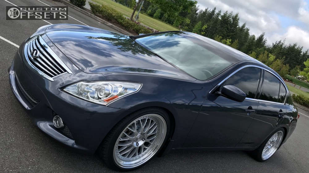 2013 INFINITI G37 with 20x9 35 ESR Sr01 and 245/35R20 Lexani Lx-twenty ...