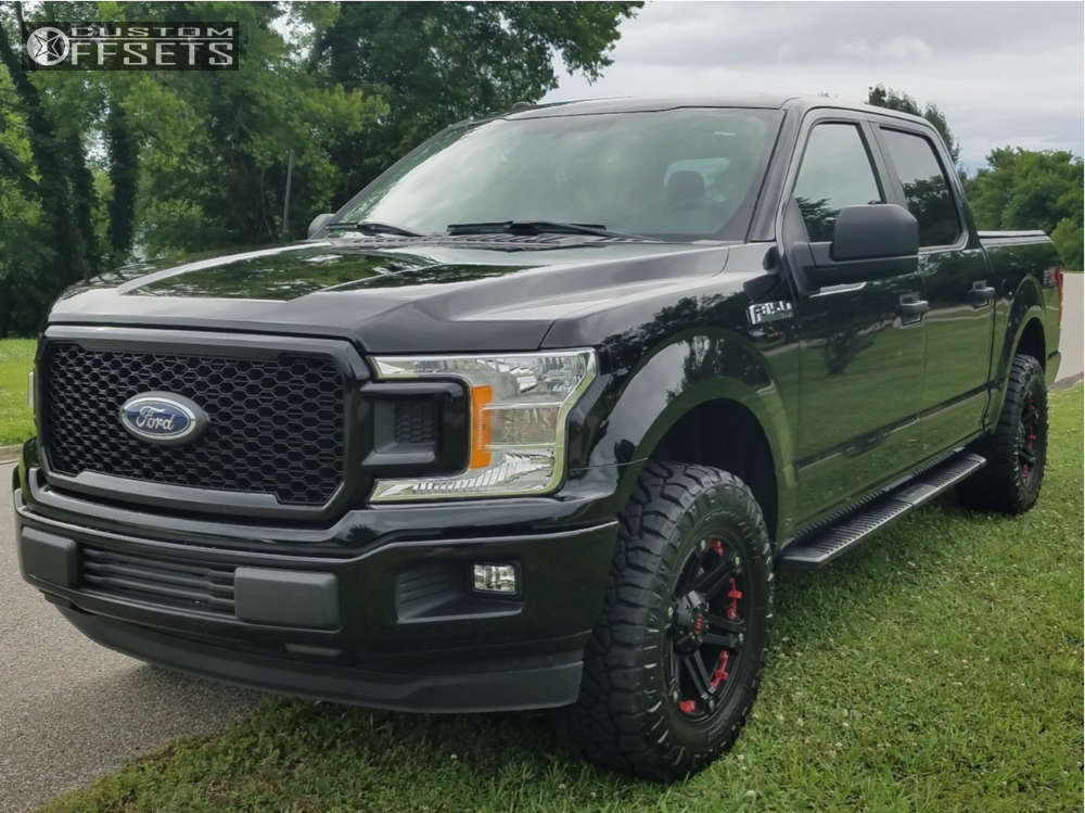 2018 Ford F-150 with 18x9 20 Tuff T01 and 33/12.5R18 Nitto Ridge ...
