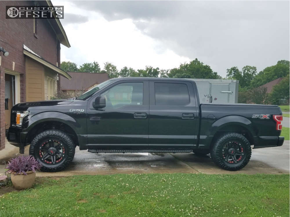 2018 Ford F-150 with 18x9 20 Tuff T01 and 33/12.5R18 Nitto Ridge ...