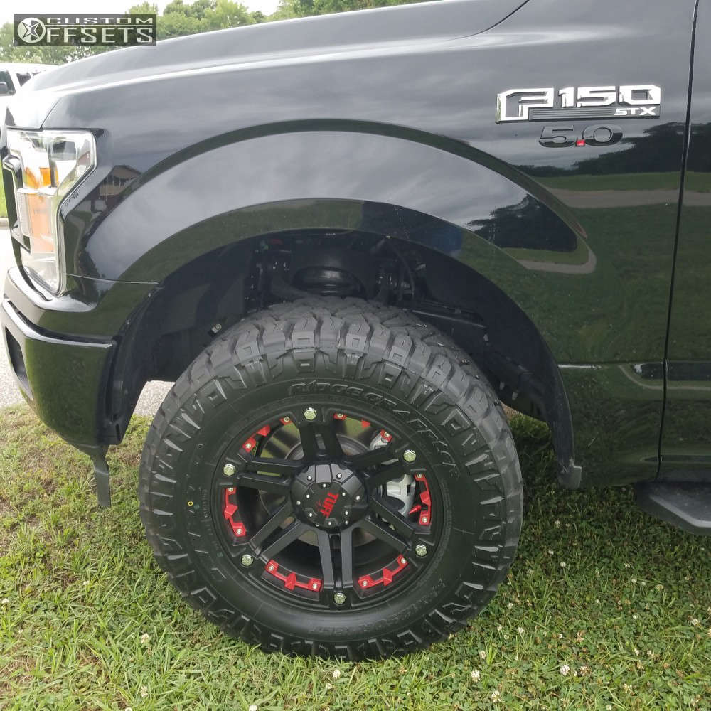 2018 Ford F-150 with 18x9 20 Tuff T01 and 33/12.5R18 Nitto Ridge ...