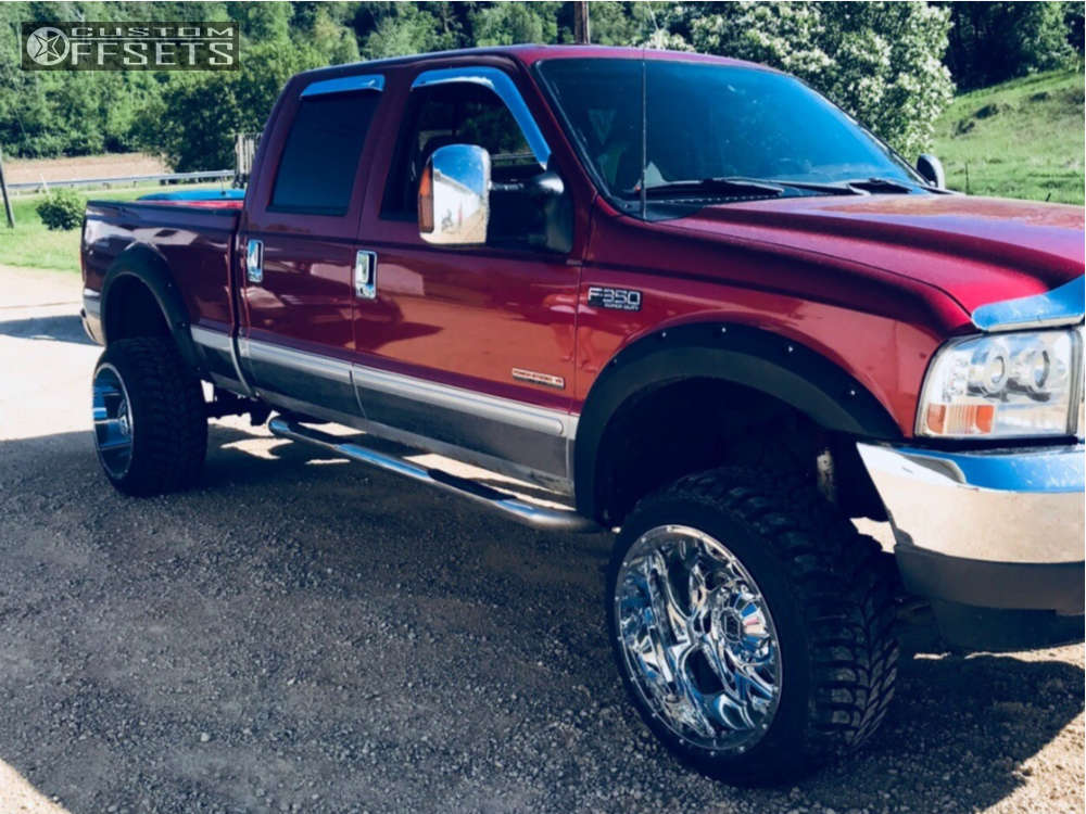 2003 Ford F-350 Super Duty with 22x14 -76 Dropstars 652v and 33/12.5R22 ...