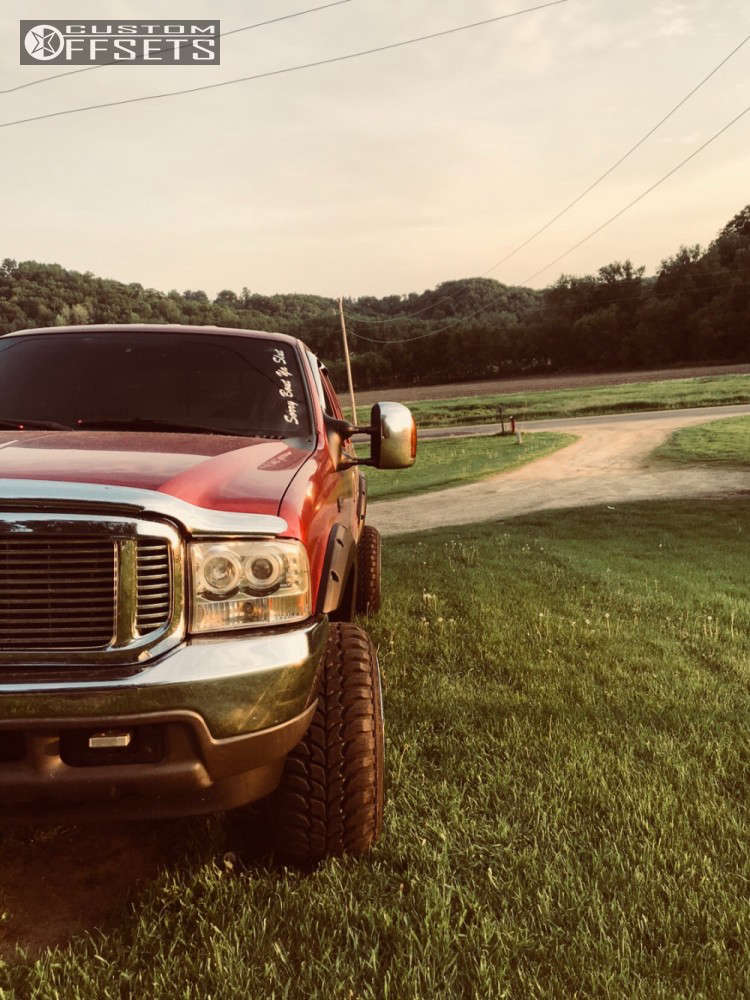 2003 Ford F-350 Super Duty with 22x14 -76 Dropstars 652v and 33/12.5R22 ...