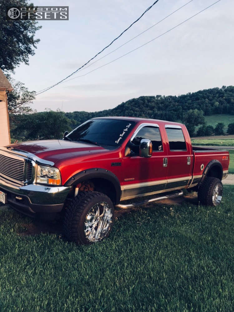 2003 Ford F-350 Super Duty with 22x14 -76 Dropstars 652v and 33/12.5R22 ...