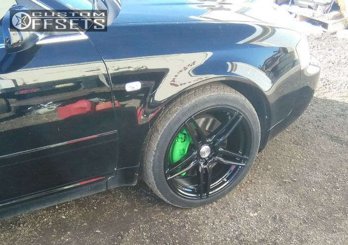 2004 Audi A6 Quattro with 18x8 35 Neoz NZ5011 and 215/40R18 Firestone ...