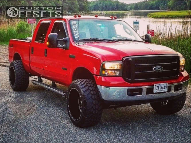 2006 Ford F-250 Super Duty with 22x14 -76 TIS 544BM and 325/50R22 AMP ...
