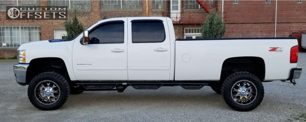 2012 Chevrolet Silverado 2500 HD with 20x10 -24 Mayhem Warrior and 35/ ...