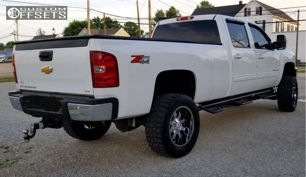 2012 Chevrolet Silverado 2500 HD with 20x10 -24 Mayhem Warrior and 35/ ...