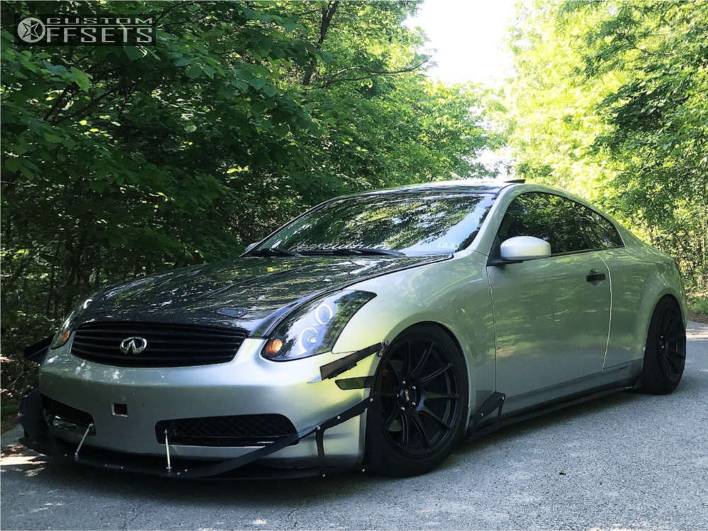 2004 INFINITI G35 with 18x9.75 20 XXR 527 and 225/45R18 Federal SS595 ...