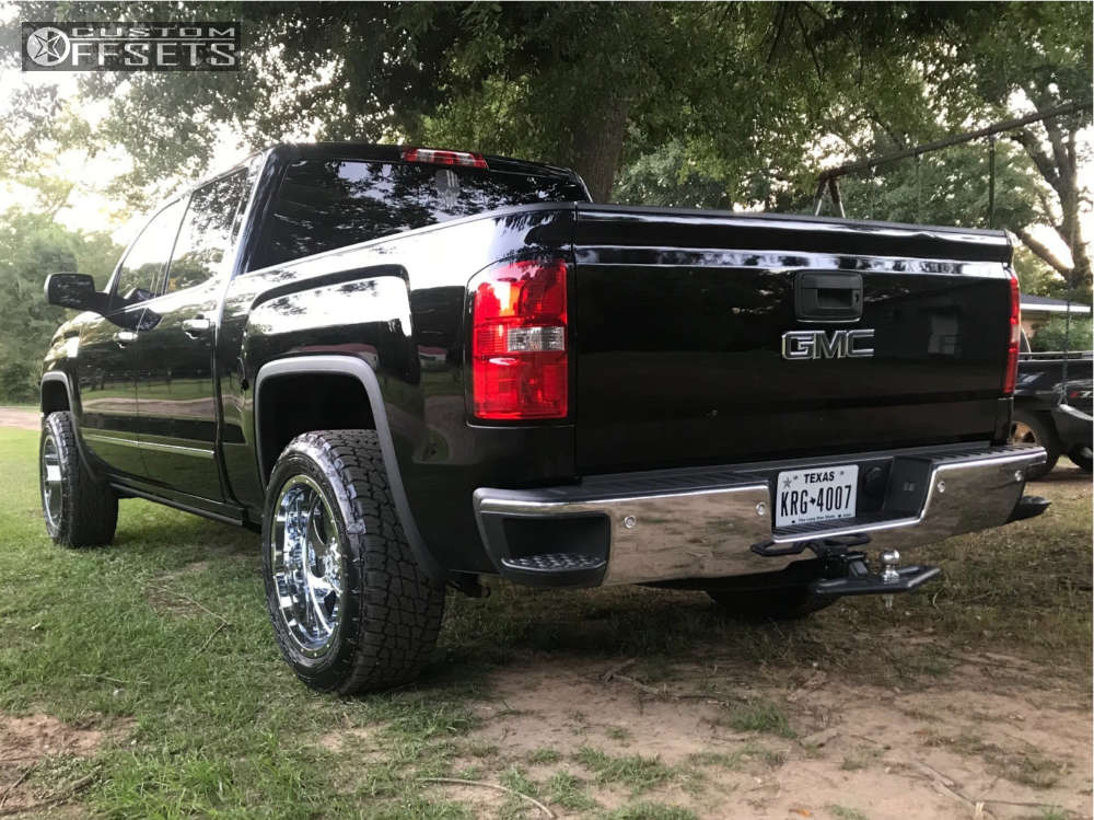 2015 GMC Sierra 1500 with 20x10 -18 Xtreme Force Xf1 and 275/55R20 ...