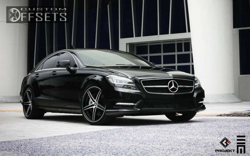 2012 Mercedes-Benz CLS550 with 20x9 25 K3 Projekt F2 and 255/30R20 ...