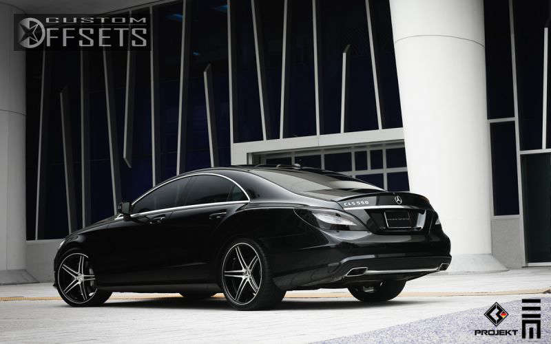2012 Mercedes-Benz CLS550 with 20x9 25 K3 Projekt F2 and 255/30R20 ...