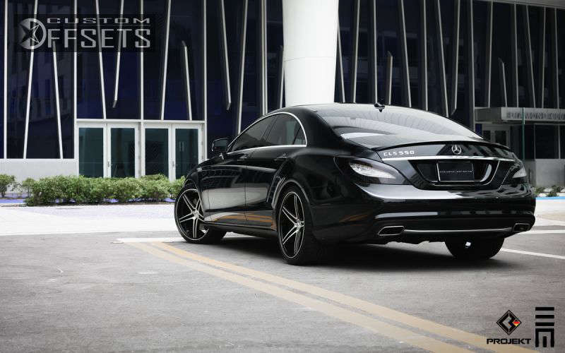2012 Mercedes-Benz CLS550 with 20x9 25 K3 Projekt F2 and 255/30R20 ...