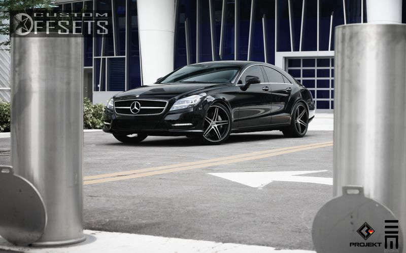 2012 Mercedes-Benz CLS550 with 20x9 25 K3 Projekt F2 and 255/30R20 ...