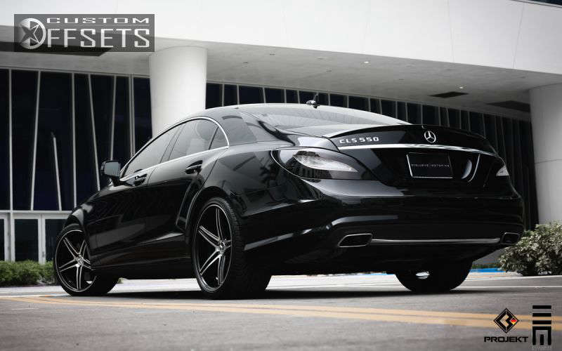 2012 Mercedes-Benz CLS550 with 20x9 25 K3 Projekt F2 and 255/30R20 ...