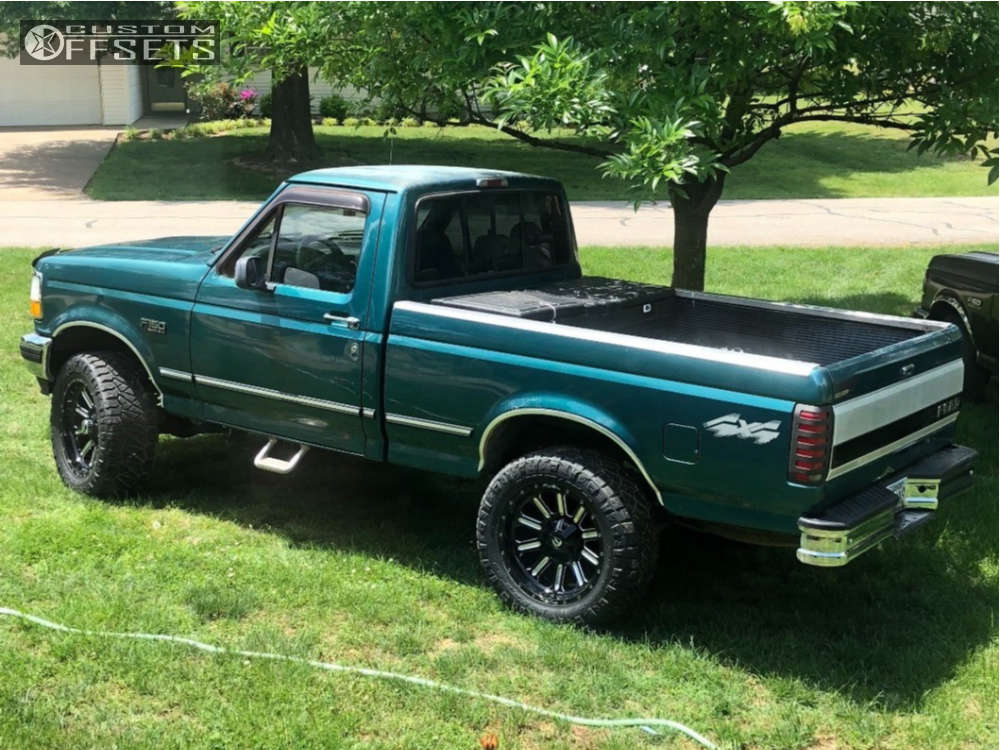 1996 Ford F-150 with 20x10 -19 Fuel Hardline and 33/12.5R20 Nitto Ridge ...