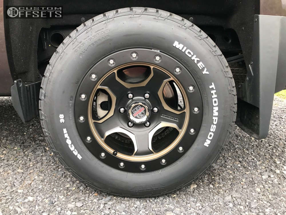 2016 Chevrolet Silverado 1500 with 18x9 18 Centerline Rt3 and 265/65R18 ...