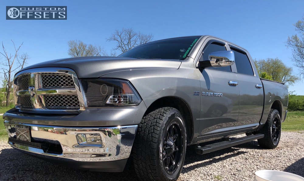 2011 Ram 1500 with 20x9 22 Fuel Hostage and 275/60R20 Mastercraft ...