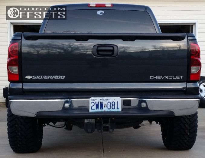 2004 Chevrolet Silverado 1500 with 20x12 -44 Gear Off-Road 726 and 33/ ...