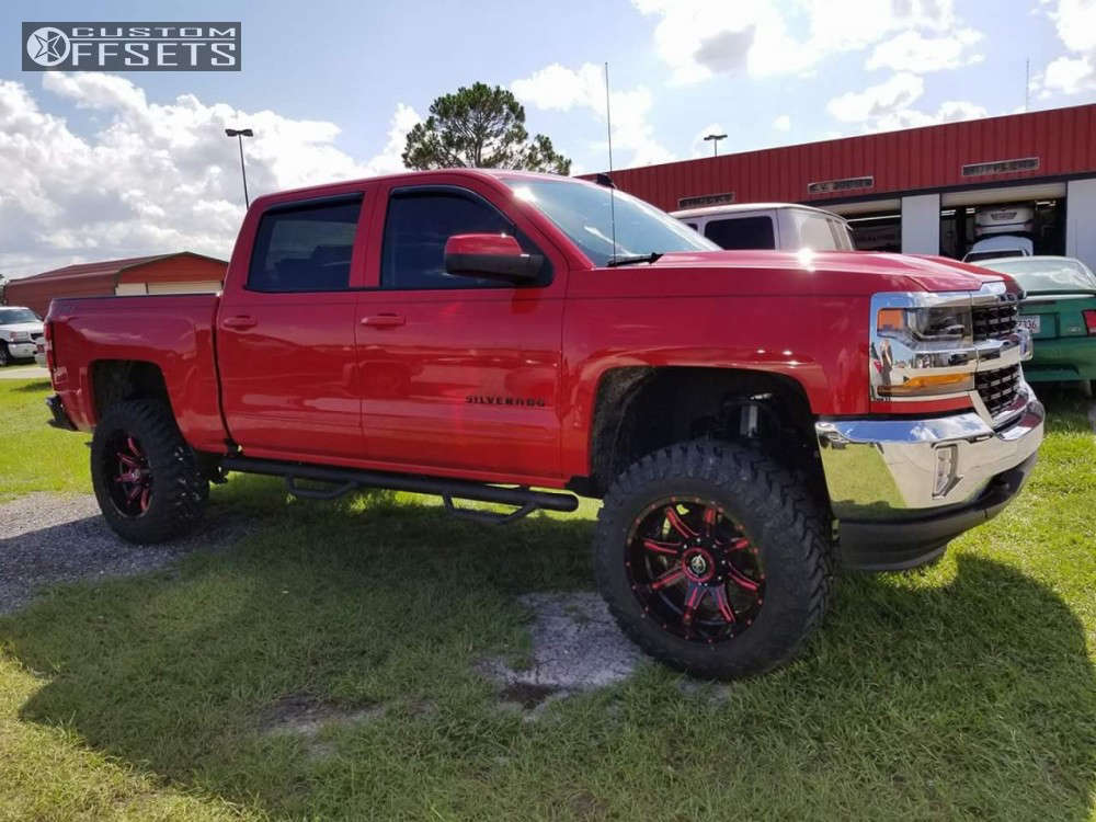 2018 Chevrolet Silverado 1500 with 20x10 -24 XF Offroad Xf-215 and 35/ ...