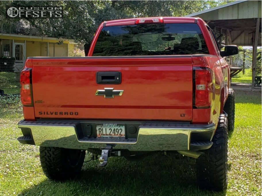 2018 Chevrolet Silverado 1500 with 20x10 -24 XF Offroad Xf-215 and 35/ ...