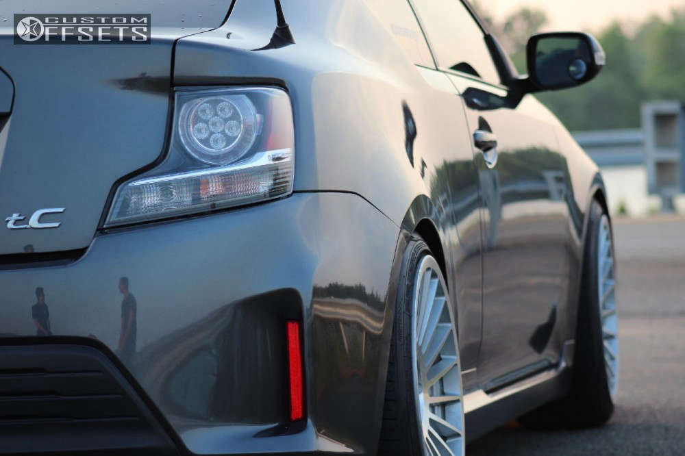 2015 Scion TC with 18x9.5 25 Rotiform Ind and 225/40R18 Toyo Tires ...