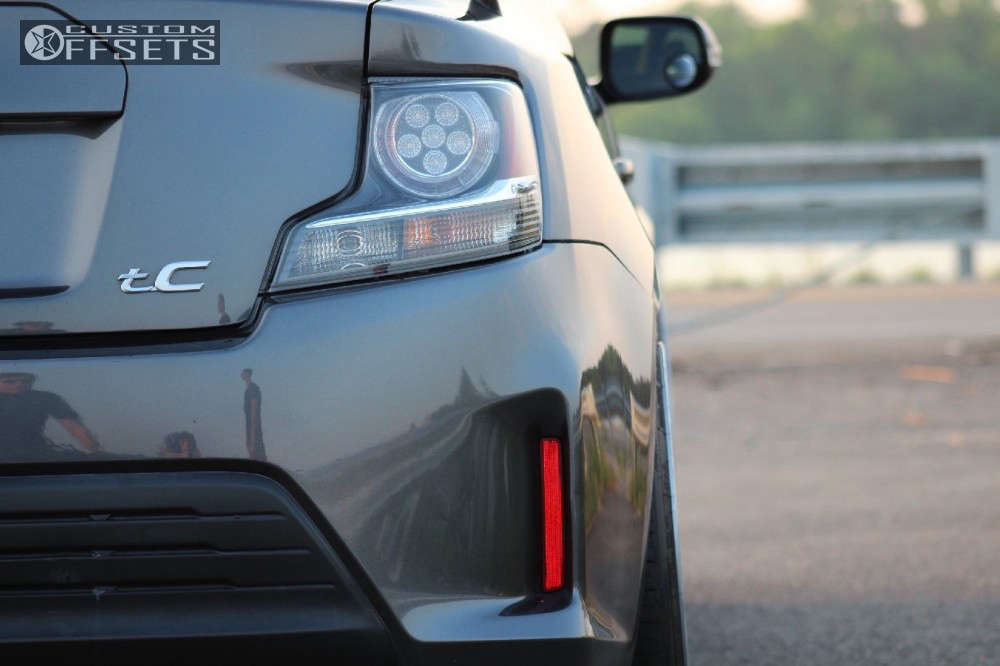 2015 Scion TC with 18x9.5 25 Rotiform Ind and 225/40R18 Toyo Tires ...