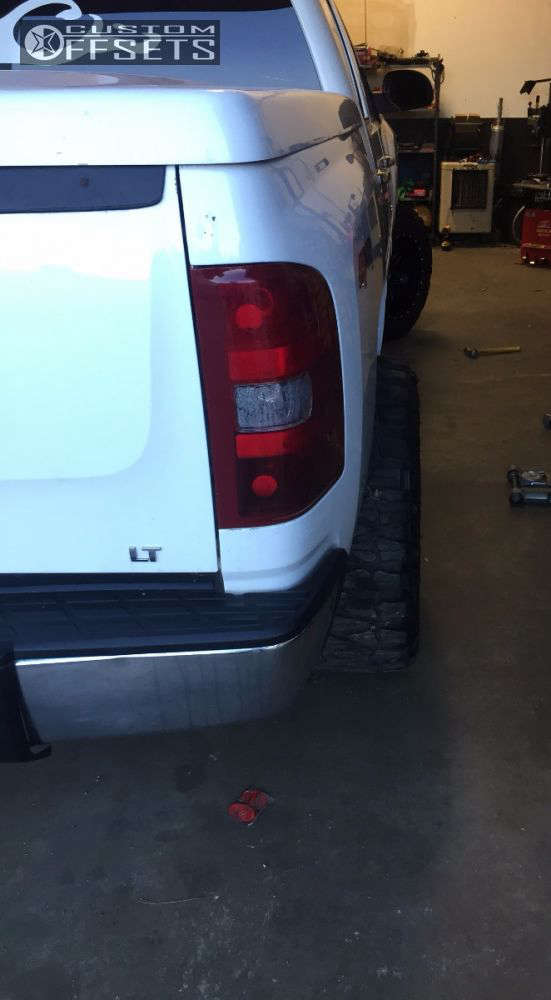 2008 Chevrolet Silverado 1500 with 20x12 -44 Moto Metal MO975 and 35/12 ...