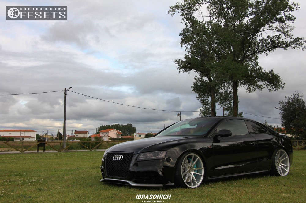 2009 Audi A5 with 20x10 20 Japan Racing JR21 and 255/30R20 Continental ...