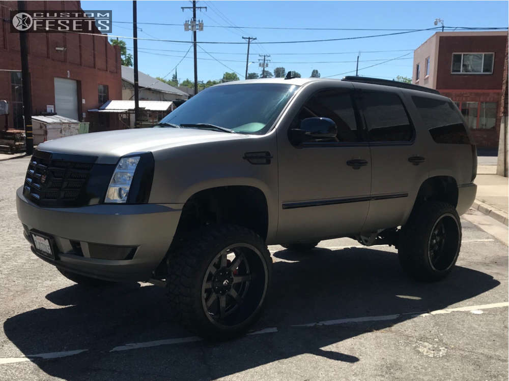 2007 Cadillac Escalade with 24x12 -44 Fuel Maverick D538 and 35/12.5R24 ...