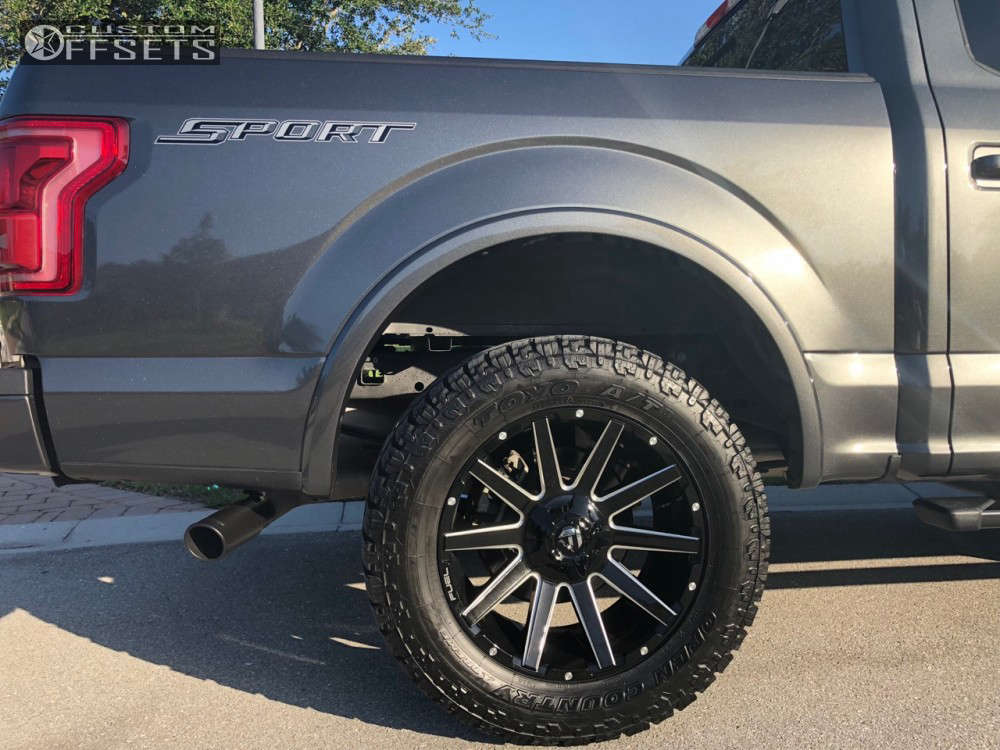 2015 Ford F-150 with 20x9 1 Fuel Contra and 305/55R20 Toyo Tires Open ...