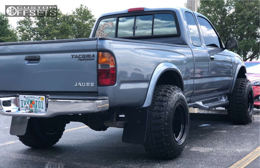 1998 Toyota Tacoma with 15x12 -51 Bart Wheels Super Trucker and 31/10 ...