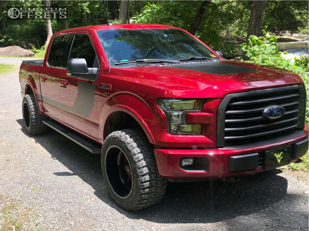 2017 Ford F-150 with 20x12 -43 Fuel Stroke and 33/12.5R20 Federal ...