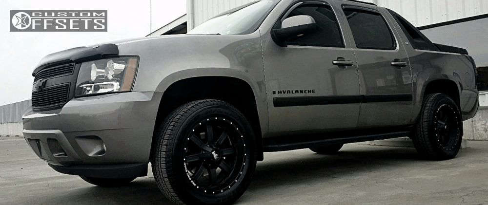 2007 Chevrolet Avalanche with 20x9 0 Red Dirt Road Rd01 and 275/65R20 ...