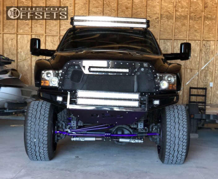 2013 Ram 2500 with 24x16 -101 Fuel Forged Ff01 and 37/13.5R24 Falken ...