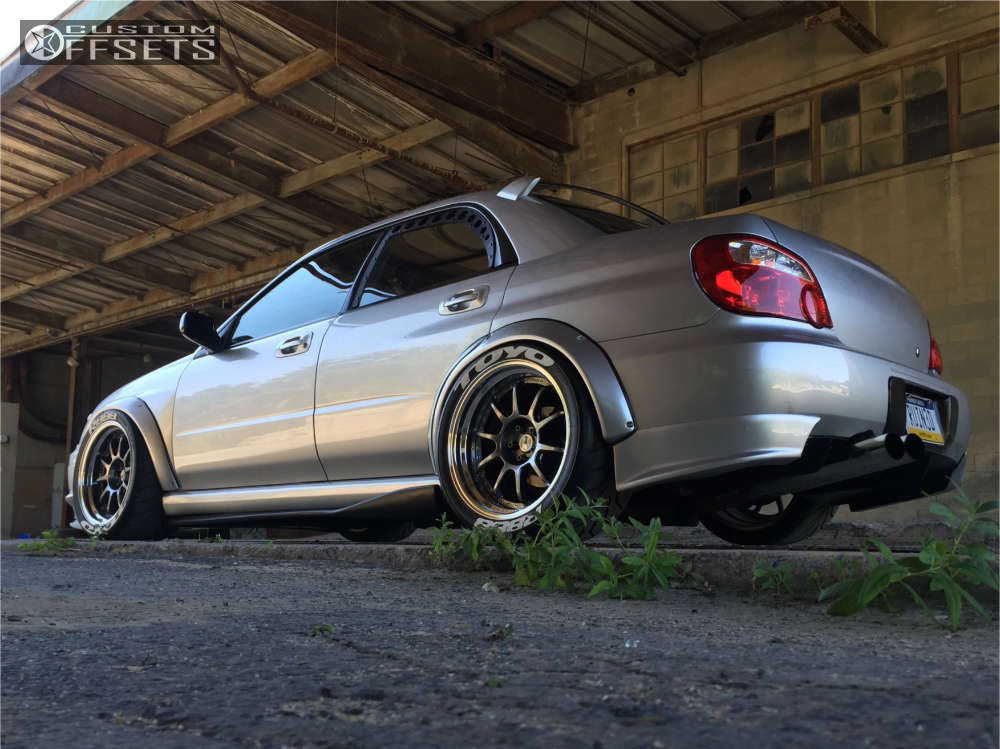2004 Subaru WRX with 18x11 19 SSR Sp3 and 315/30R18 Toyo Tires Proxes ...