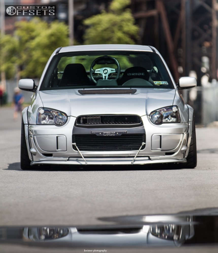 2004 Subaru WRX with 18x11 19 SSR Sp3 and 315/30R18 Toyo Tires Proxes ...