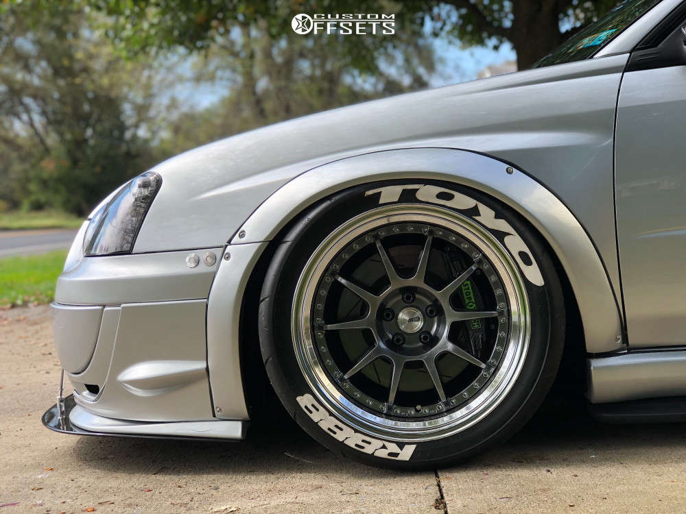 2004 Subaru WRX with 18x11 19 SSR Sp3 and 315/30R18 Toyo Tires Proxes ...