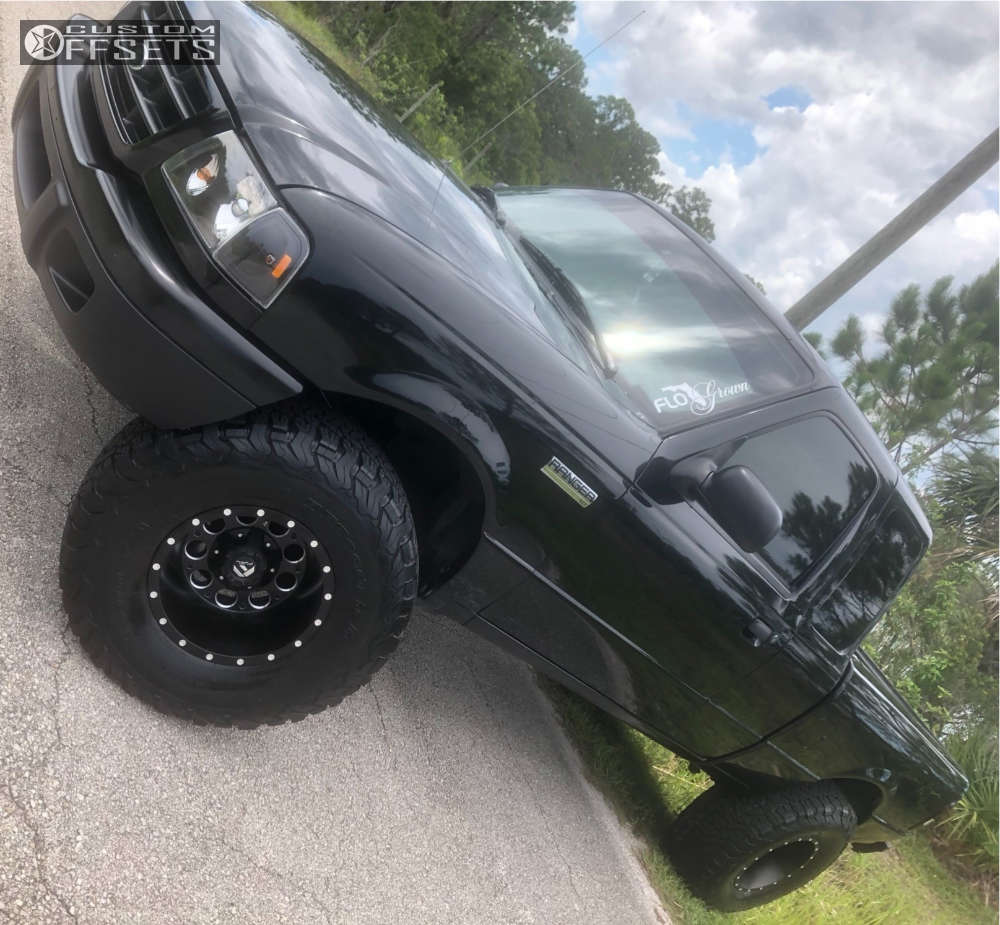 2001 Ford Ranger with 15x10 -43 Fuel Revolver and 33/12.5R15 BFGoodrich ...