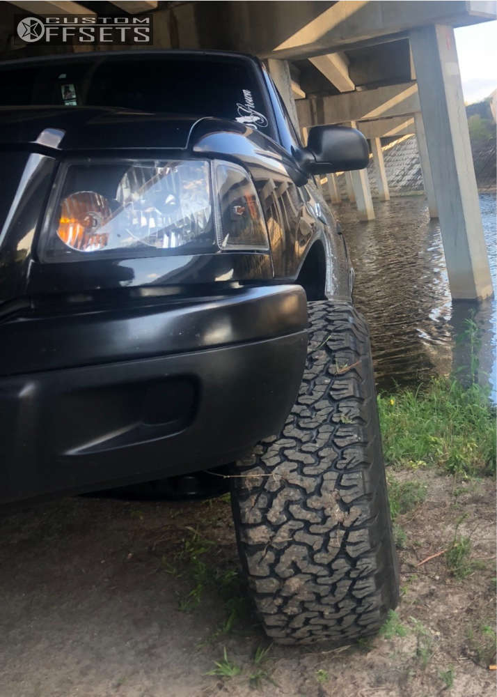 2001 Ford Ranger with 15x10 -43 Fuel Revolver and 33/12.5R15 BFGoodrich ...