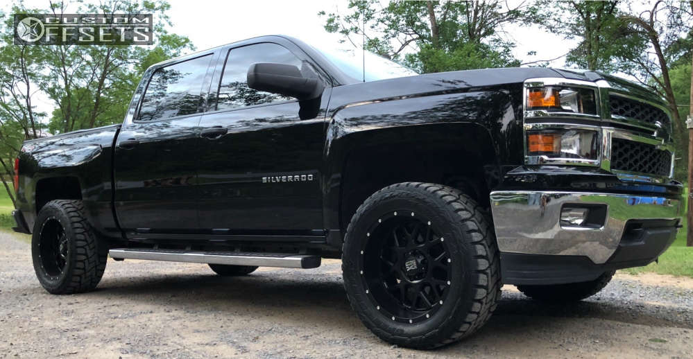 2014 Chevrolet Silverado 1500 with 20x10 -24 XD Xd820 and 33/12.5R20 ...