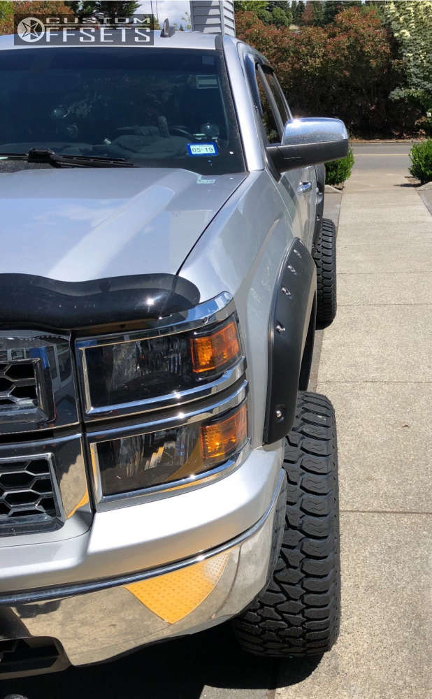 2014 Chevrolet Silverado 1500 with 20x12 -51 Vision Rocker and 35/12 ...
