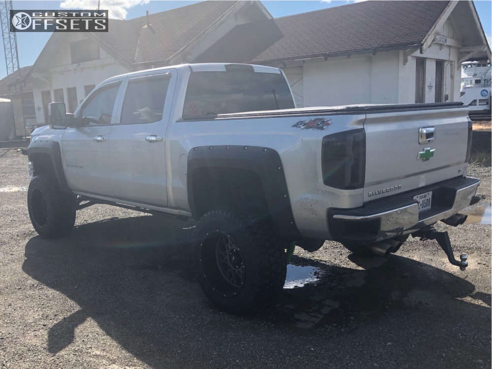 2014 Chevrolet Silverado 1500 with 20x12 -51 Vision Rocker and 35/12 ...