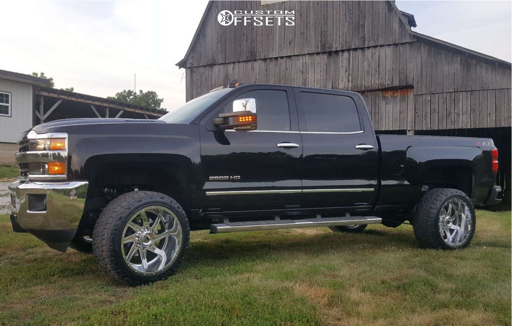 2018 Chevrolet Silverado 2500 HD with 22x12 -44 American Truxx Vortex ...