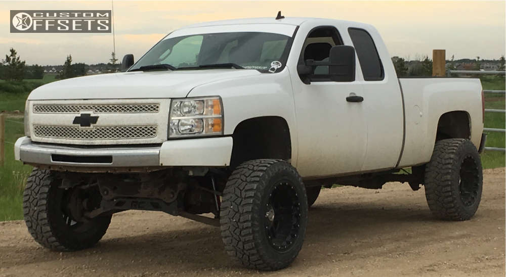 2009 Chevrolet Silverado 1500 with 20x12 -44 Centerline Lt1 and 35/12 ...