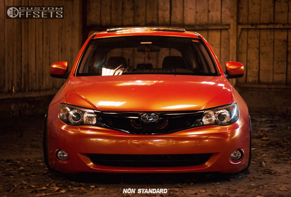 2010 Subaru Impreza with 18x10 35 WatercooledIND Cc10 and 215/35R18 ...